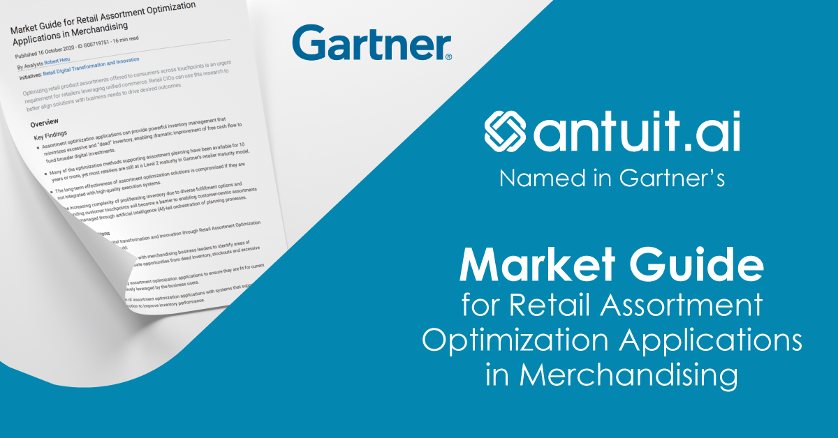 Antuit.ai named in Gartner’s 2020 Market Guide for RAOA
